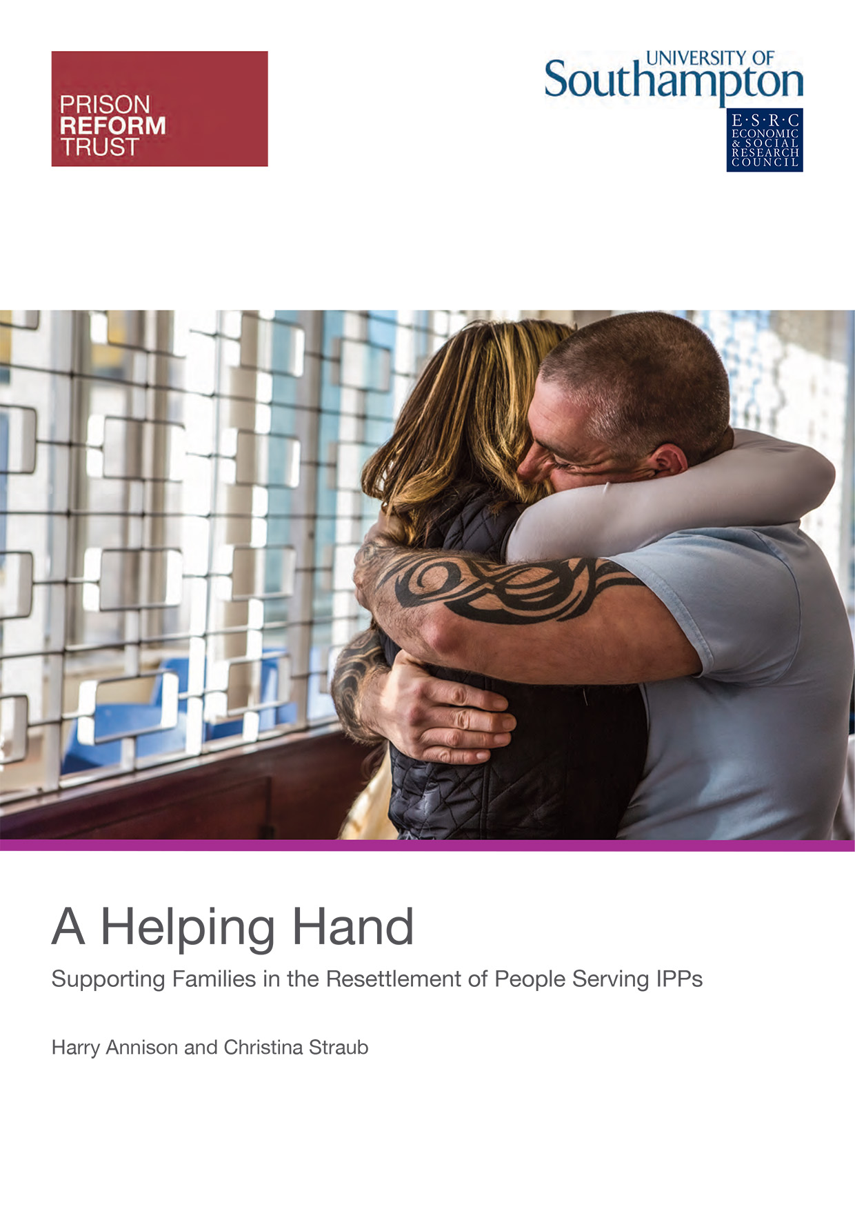 A Helping Hand: Supporting families in the resettlement of people ...