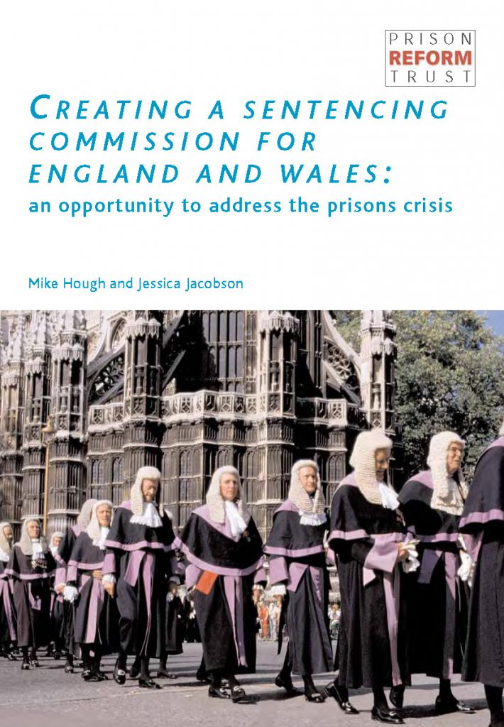Creating a sentencing commission for England and Wales | Prison Reform ...