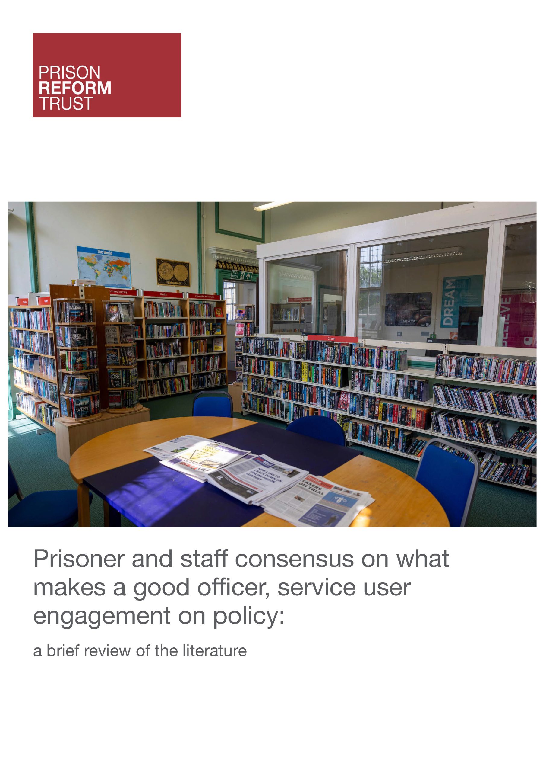 Prisoner and staff consensus on what makes a good officer: a brief ...